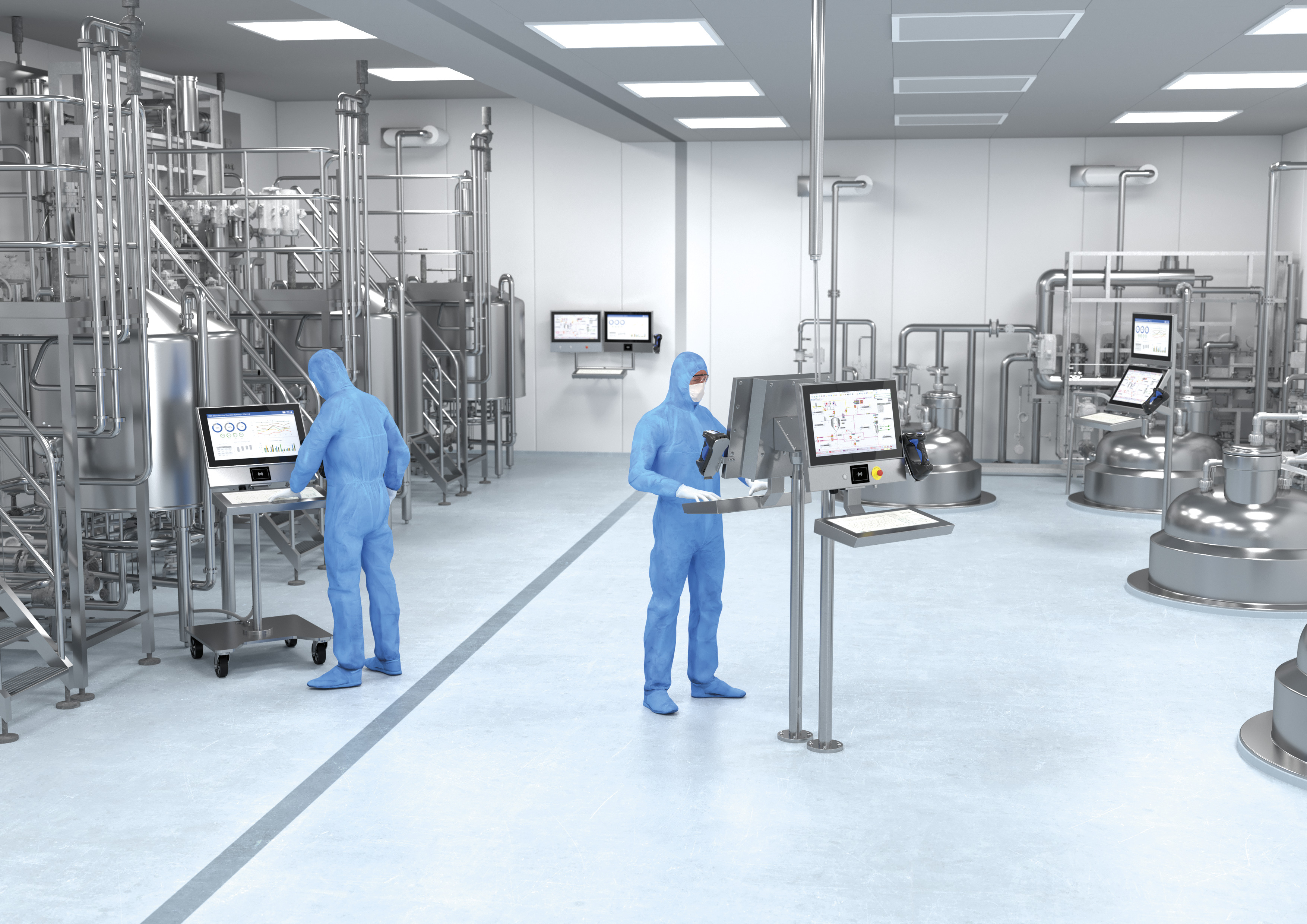 GMP-Compliant Control Panels with Explosion Protection