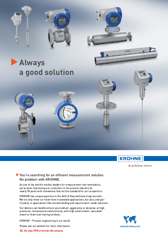Measurement instrumentation Measurement instrumentation