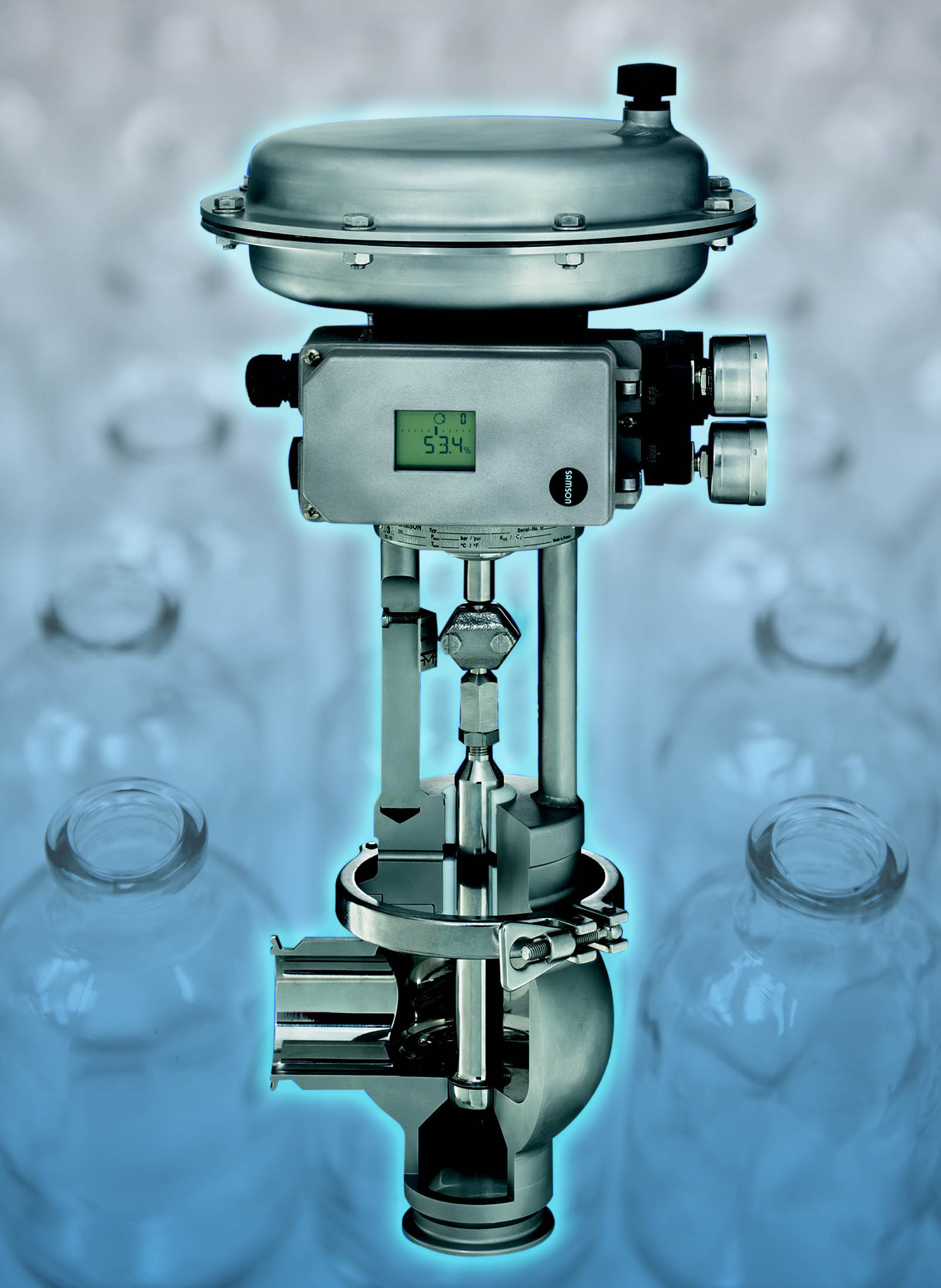 Aseptic control valves