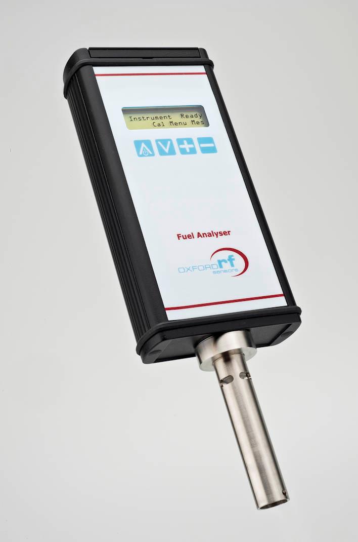 Hand held fuel analyser for diesel/biodiesel