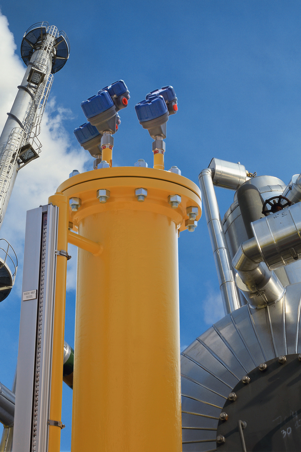 Two wire guided wave radar