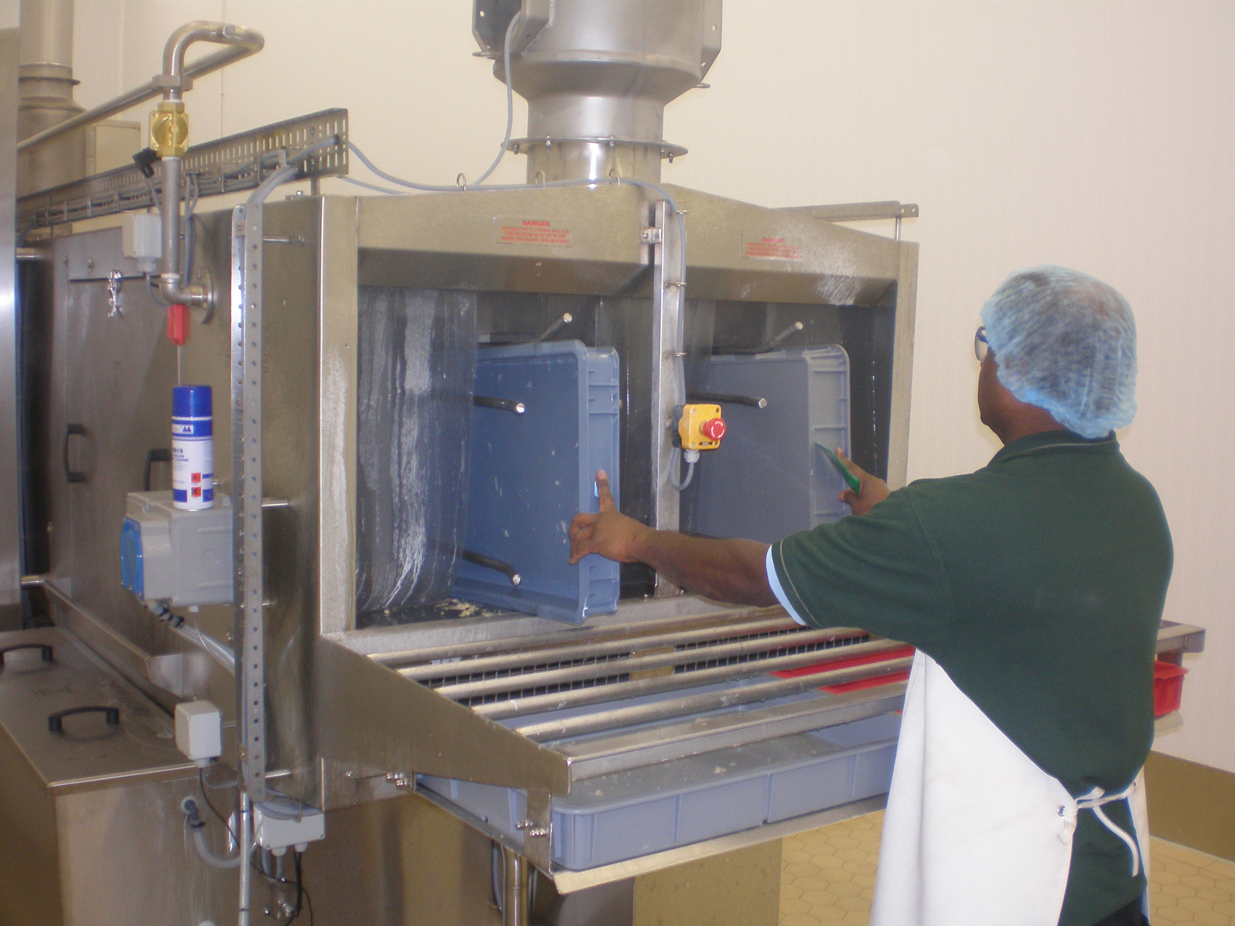 Washing and sterilising