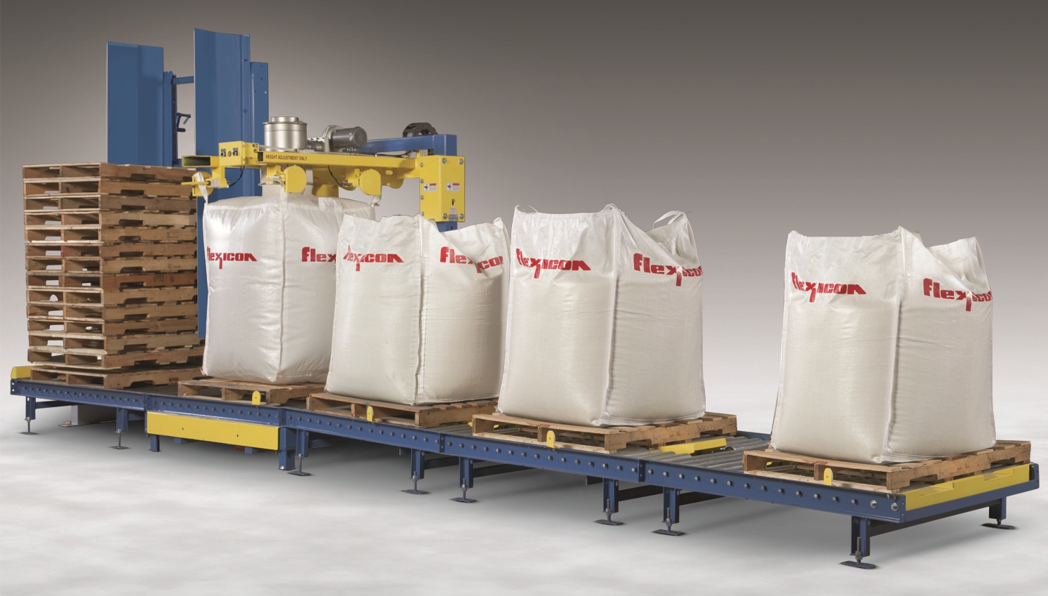 Bulk bag filling line