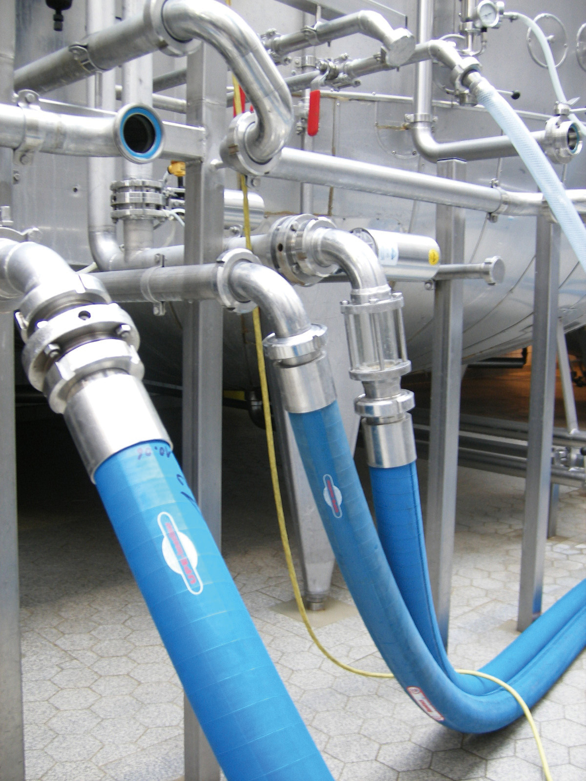 Hygienic hose lines