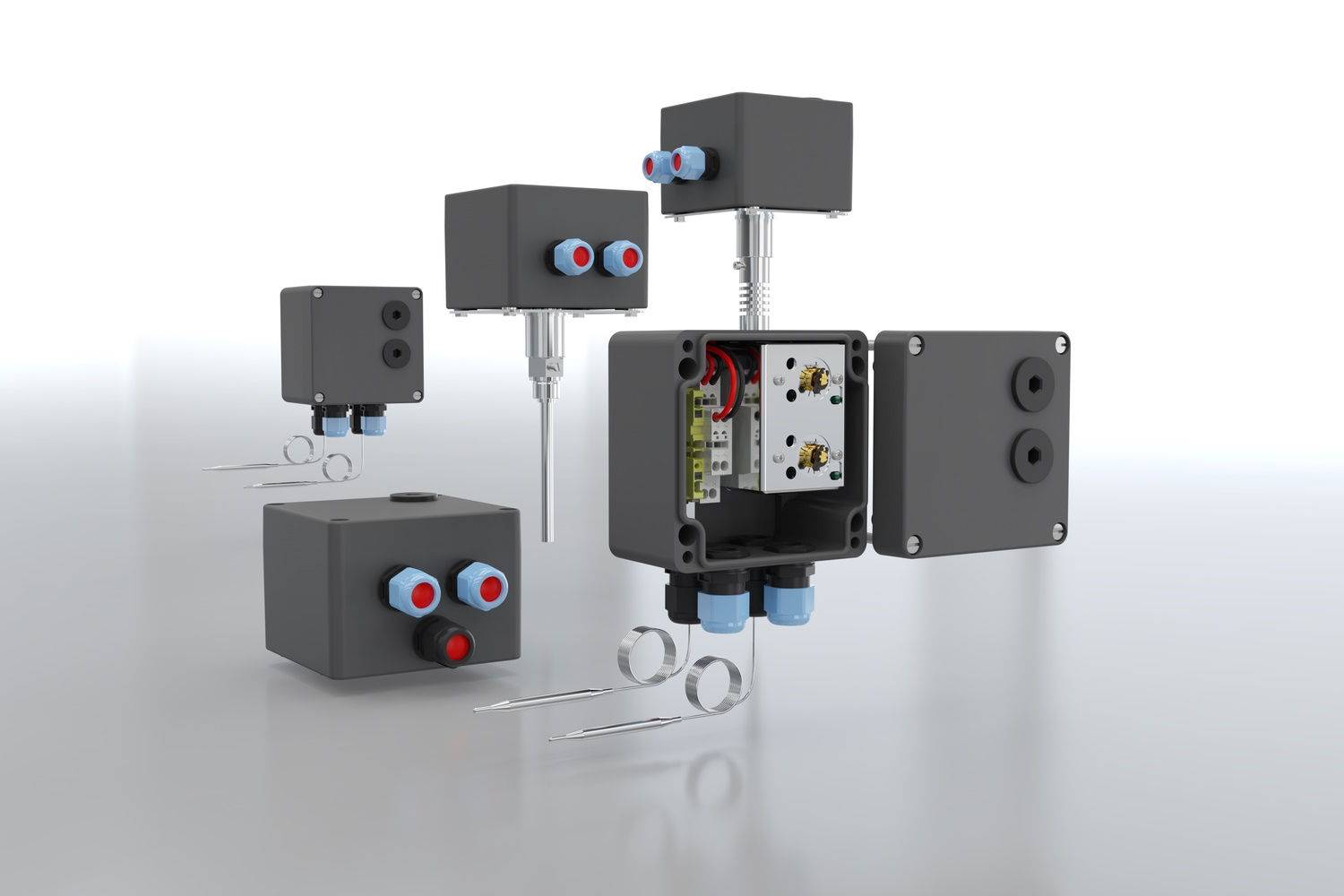 Surface-Mounted Thermostat for Safety Applications