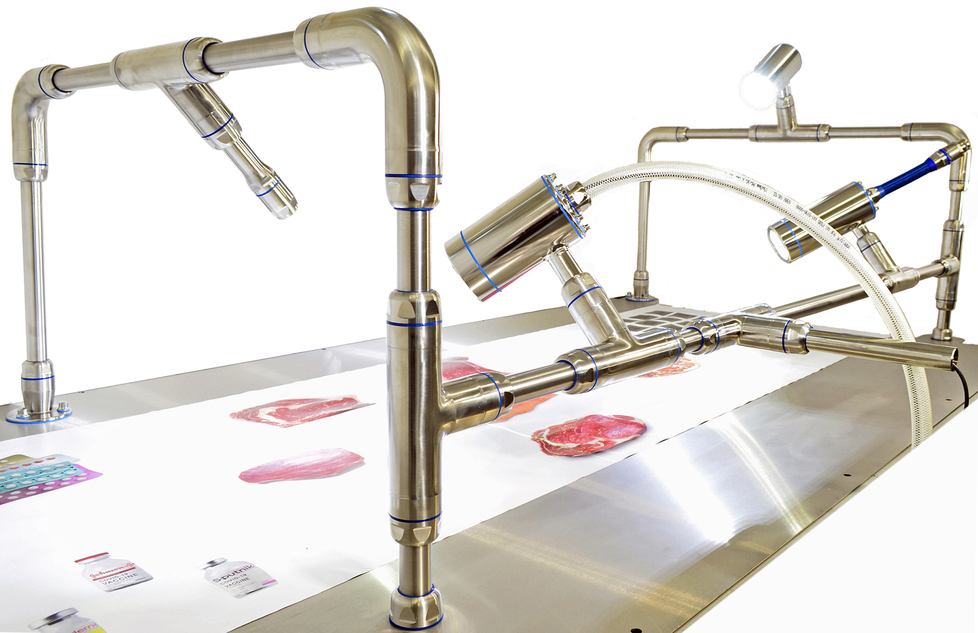 Hygienic Assembly System for Machine Vision Components