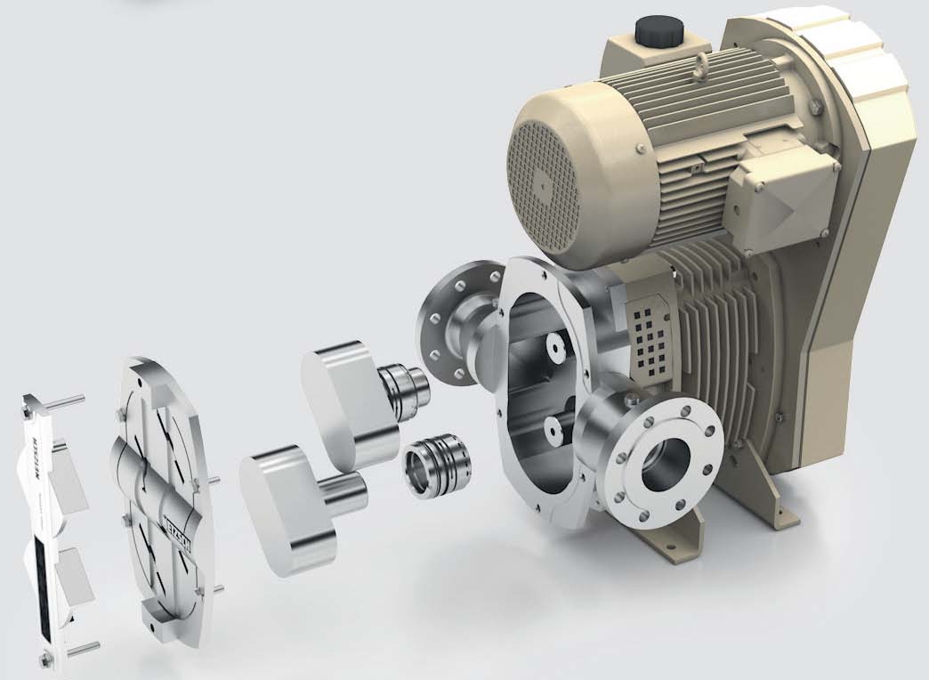 Rotary lobe pumps Netzsch Tornado T2