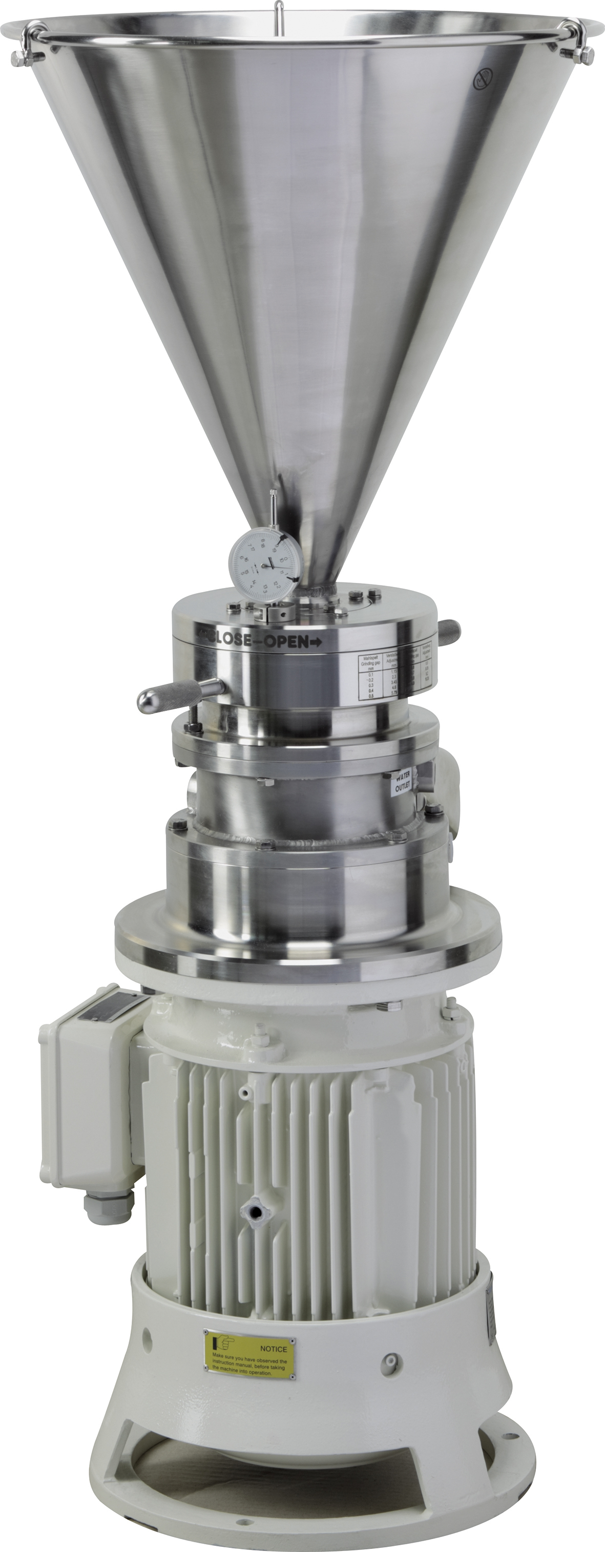 Toothed colloid mill