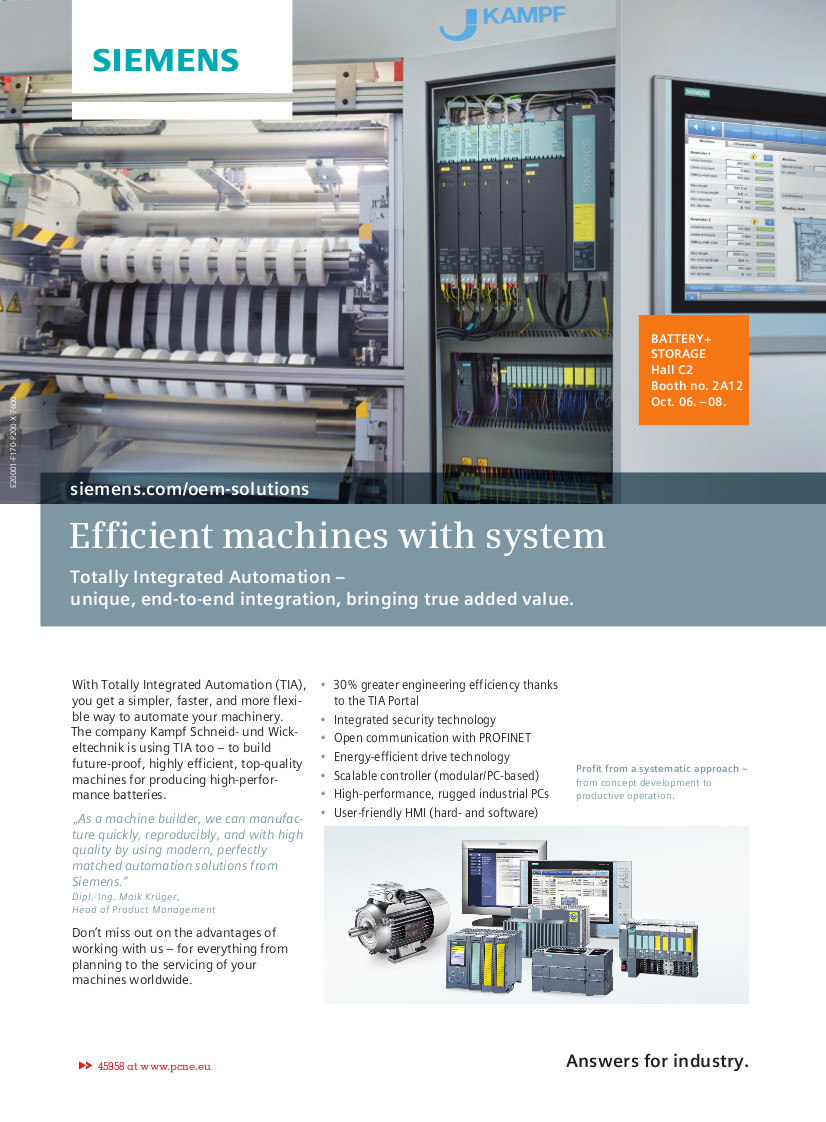 Totally Integrated Automation