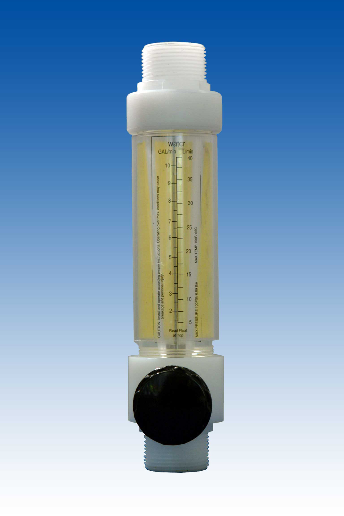 Acrylic flow meters