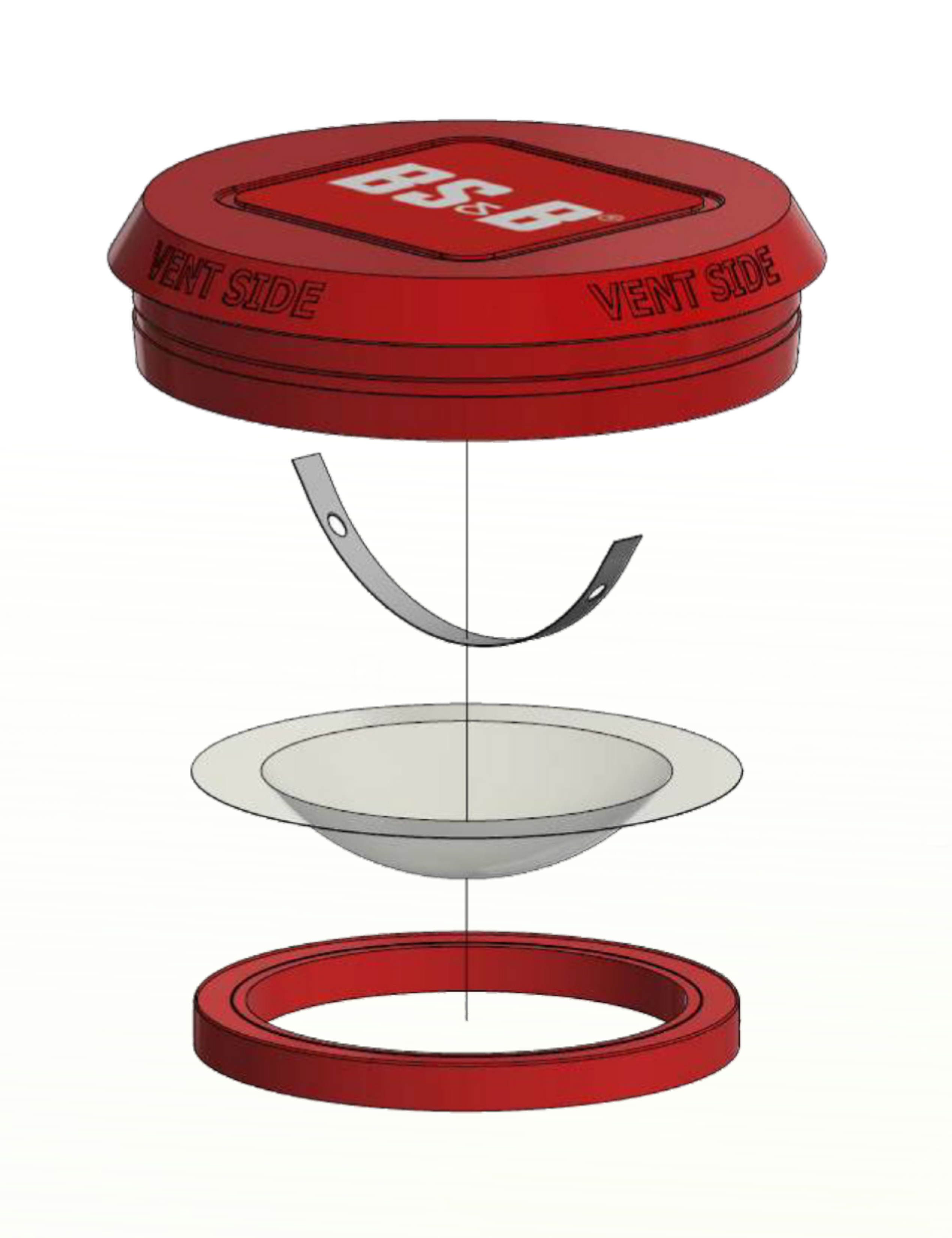 Pressure-Compensating Rupture Disc for Low-Pressure Fluid Containers