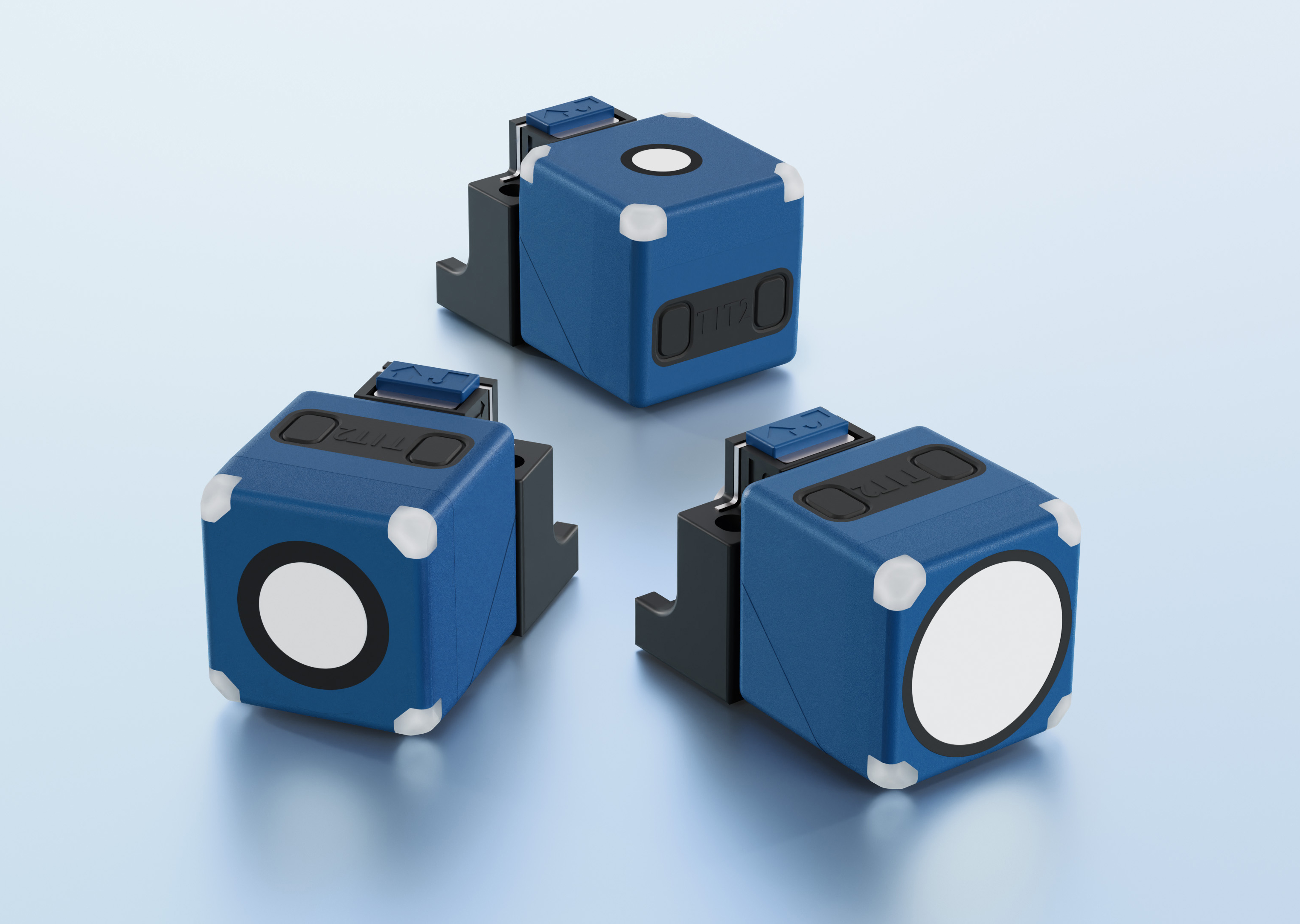 Ultrasonic Sensors with Rotatable Sensor Head