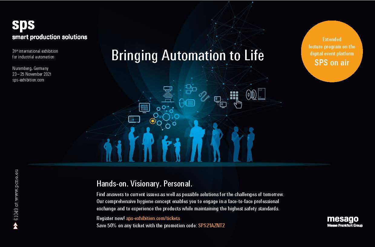 SPS Smart Production Solutions Nuremberg, 23-25 November 2021