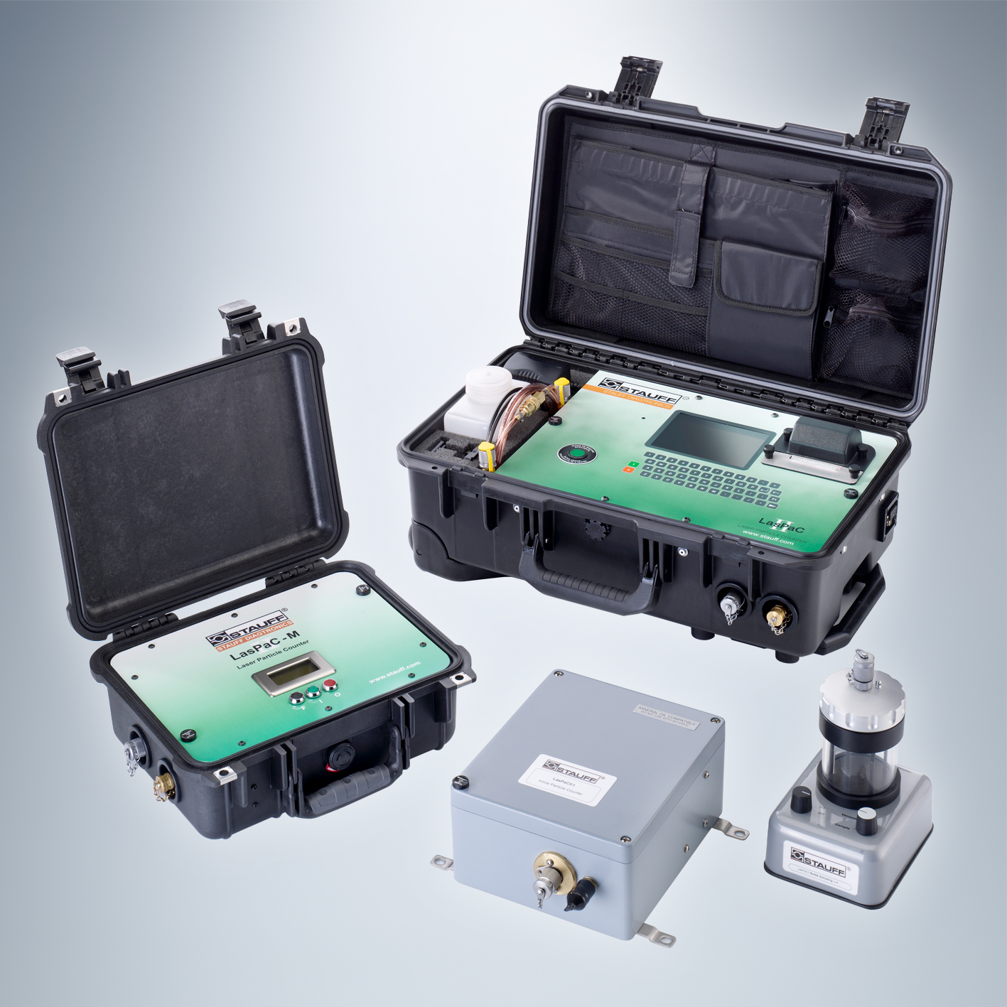 Laser particle counter